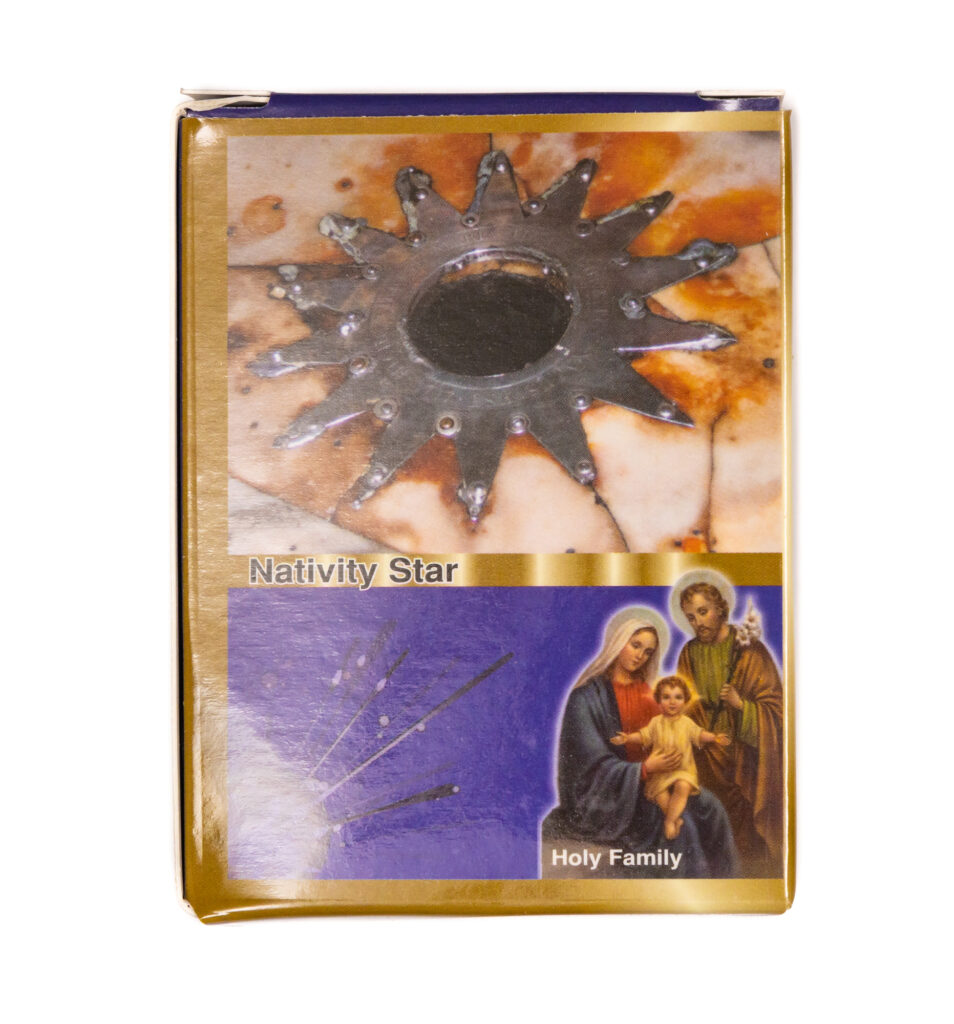 Ornament Nativity Olive Wood - My Bethlehem Crafts - The Holy Land